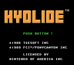 Hydlide (USA)|姆克游戏
